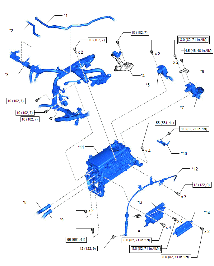 Toyota Avalon Service & Repair Manual - Components - Inverter With ...